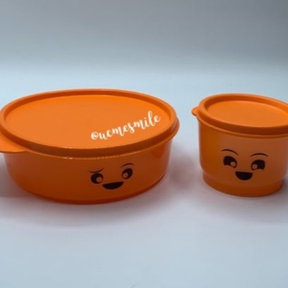 Tupperware | Kitchen | Tupperware Smiley Emoji Lunch Set | Poshmark